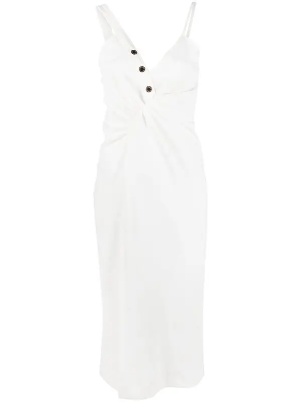 Sandro Asymmetric Midi Dress