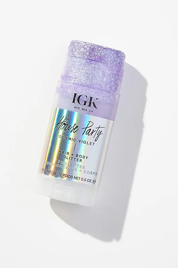 IGK House Praty Cosmic Violet Hair + Body Glitter
