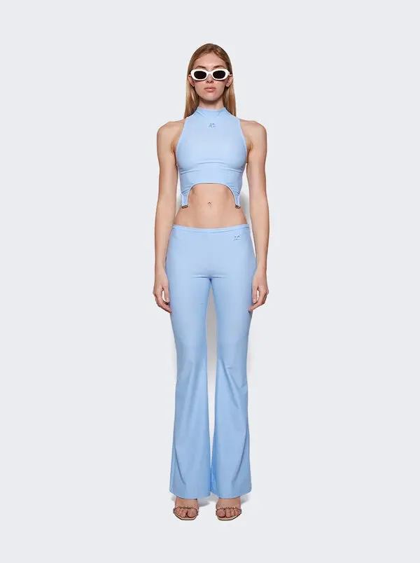 COURRÃ¨GES Courrèges Tech Jersey Pant - Sky Blue
