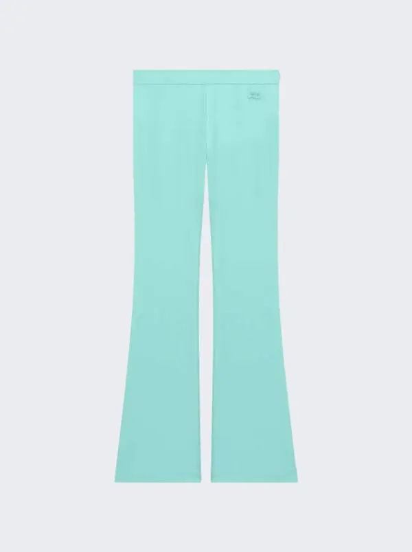 COURRÃ¨GES Courrèges Tech Jersey Pant - Turquoise