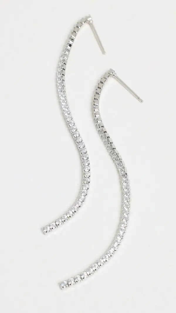 Shashi Tennis Drop Earrings