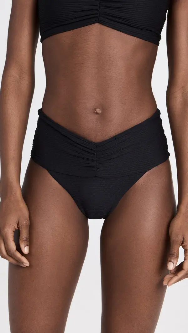 L*Space Bardot Bikini Bottoms - Black