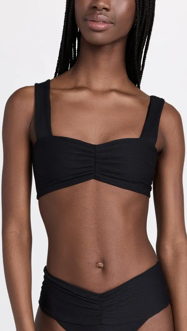 L*Space Marlee Bikini Top - Black