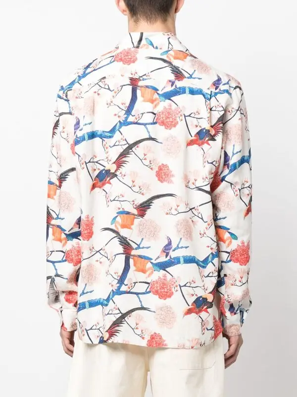 Orlebar Brown Ridley Graphic-print Shirt - White