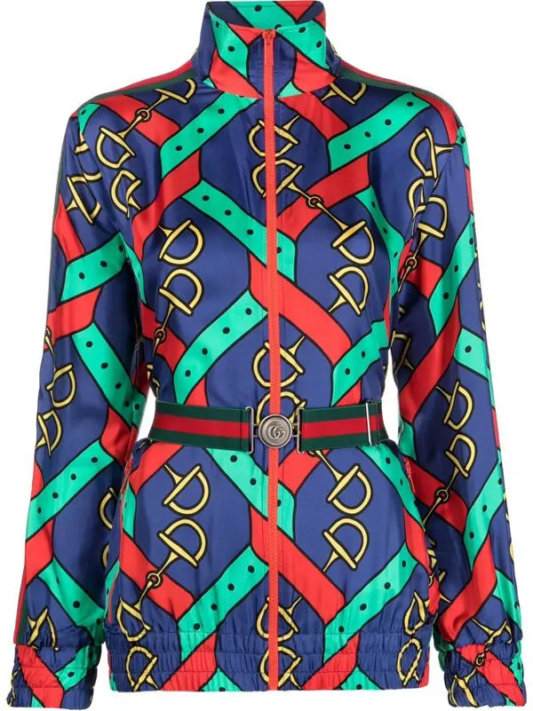 Gucci Silk Jacket - Blue