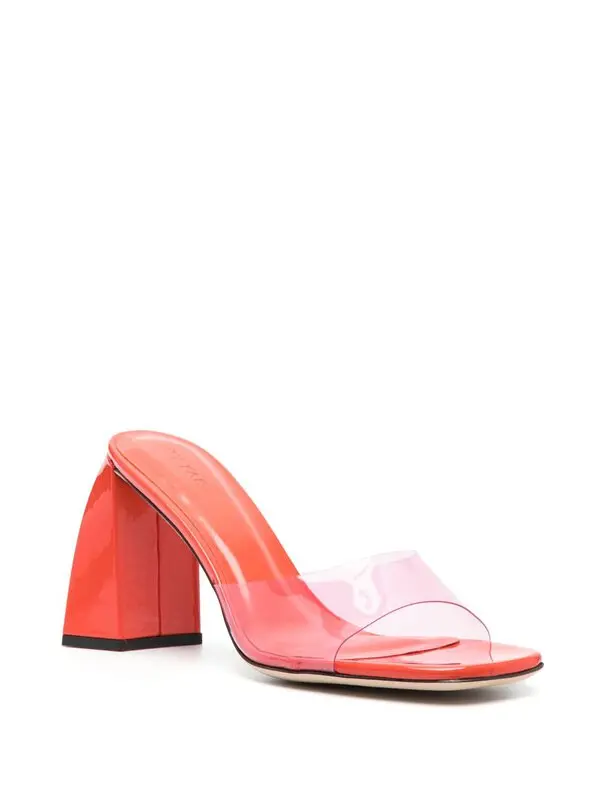 By Far Michele Sculpted Heel Sandals