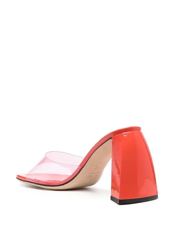 By Far Michele Sculpted Heel Sandals