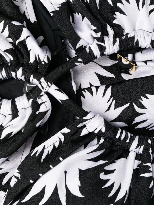 PatBO Dahlia Floral-print Swimsuit