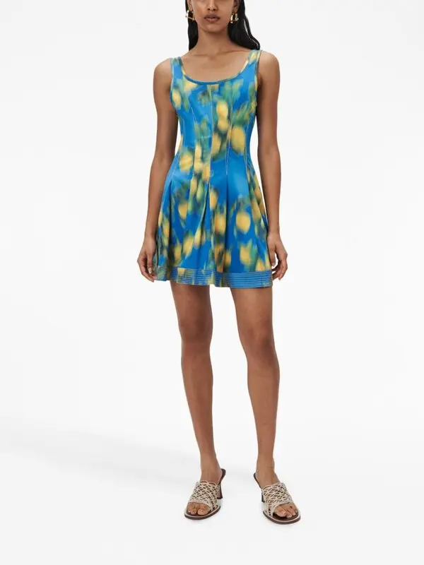 Simkhai Cloe Flared Mini Dress