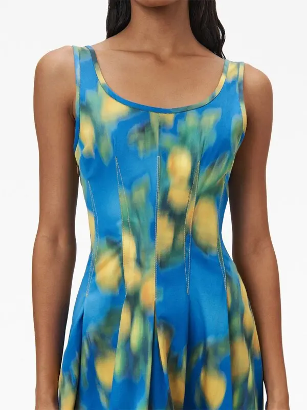 Simkhai Cloe Flared Mini Dress