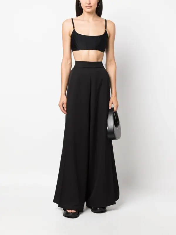 Alchemy Fashions Tie-fastening Wide-leg Trousers
