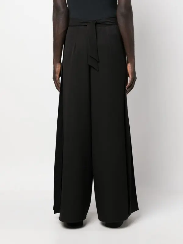 Alchemy Fashions Tie-fastening Wide-leg Trousers