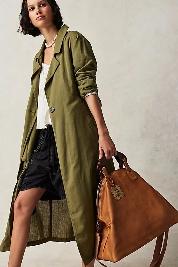 Free People We The Free Willow Vintage Leather Tote