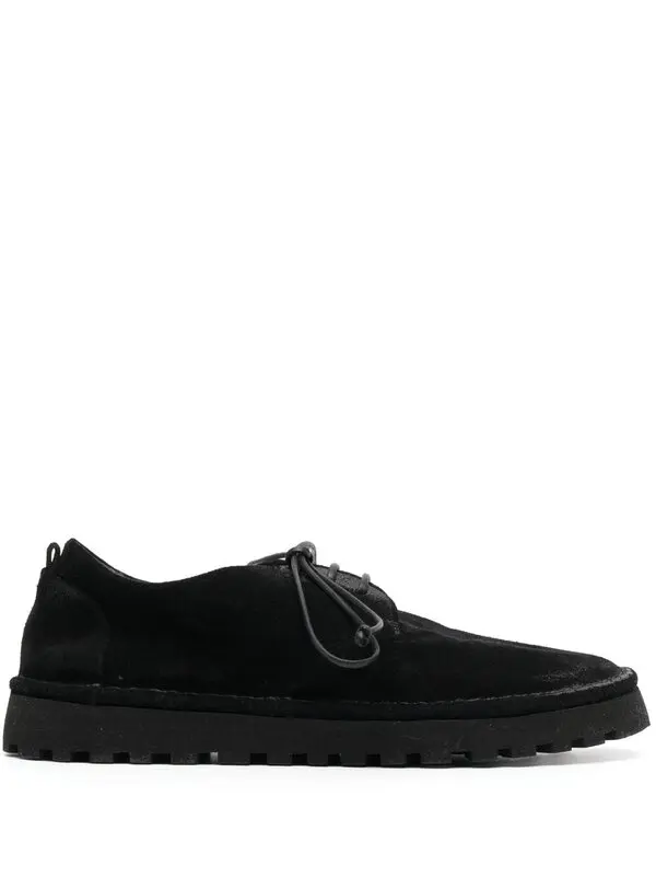 Marsèll Sancrispa Alta Suede Derby Shoes - Black