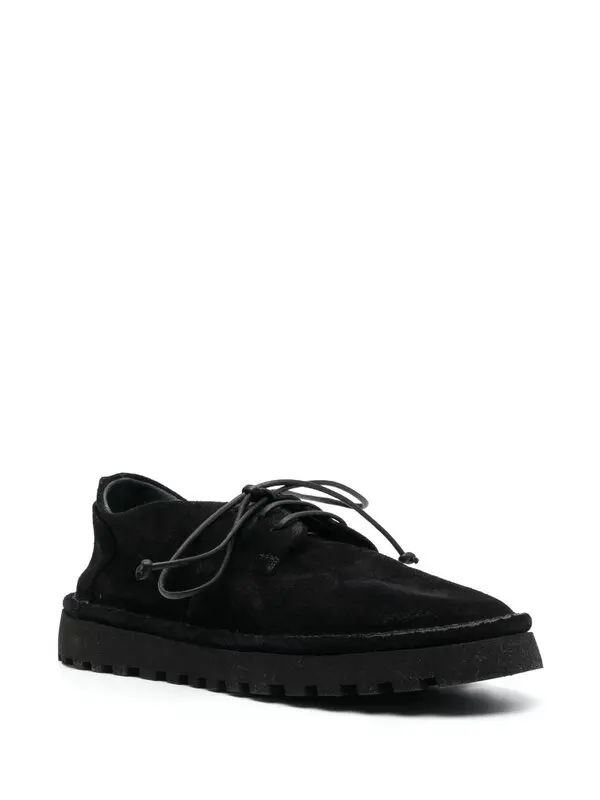 Marsèll Sancrispa Alta Suede Derby Shoes - Black