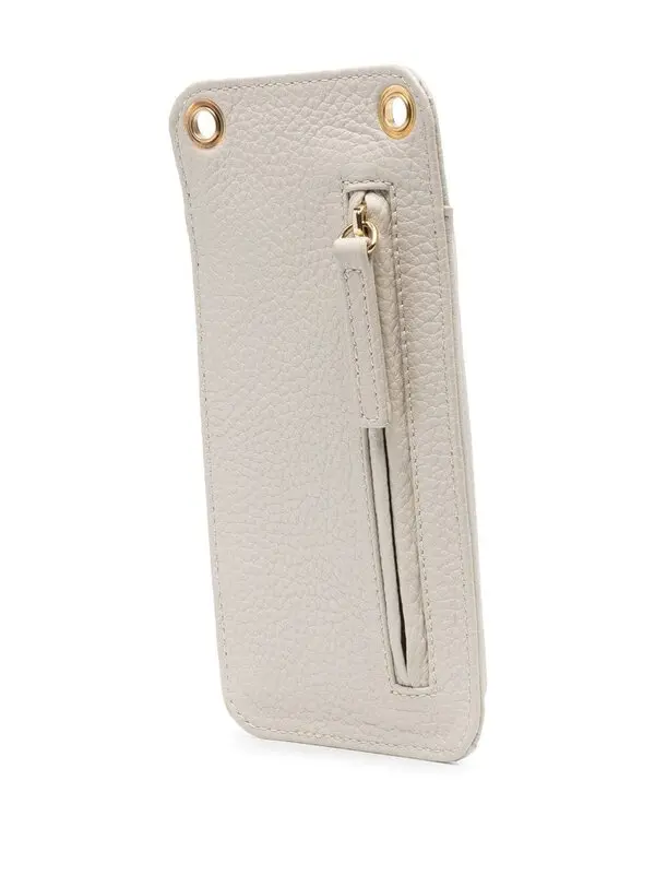 Eleventy Embossed Logo Mobile-phone Bag - Neutrals