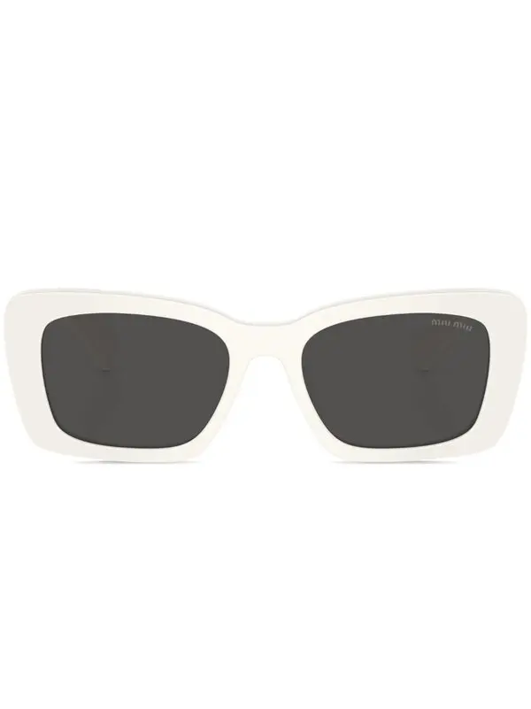 Miu Miu Square-frame Sunglasses - White