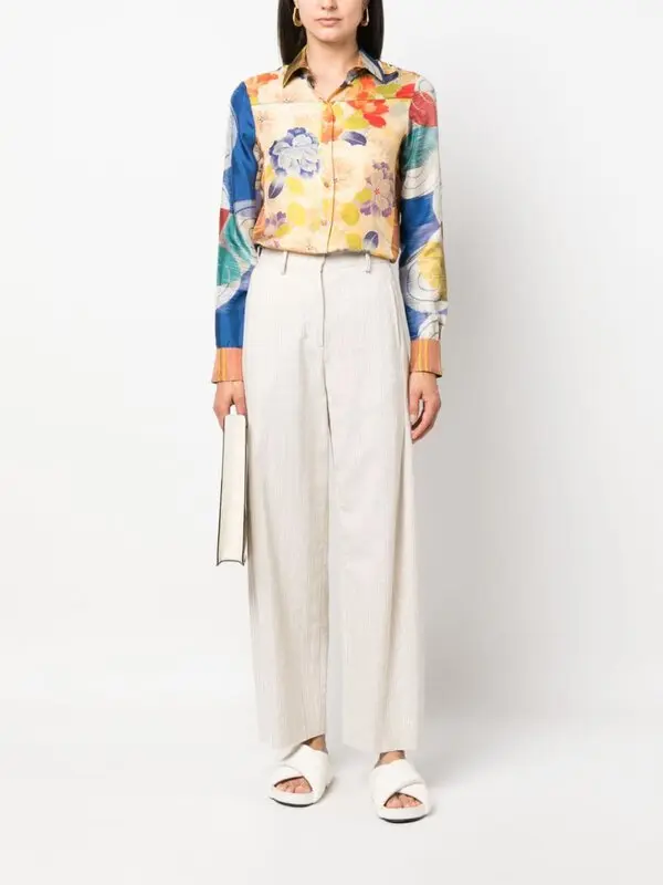 PIERRE-LOUIS MASCIA Floral-print Shirt
