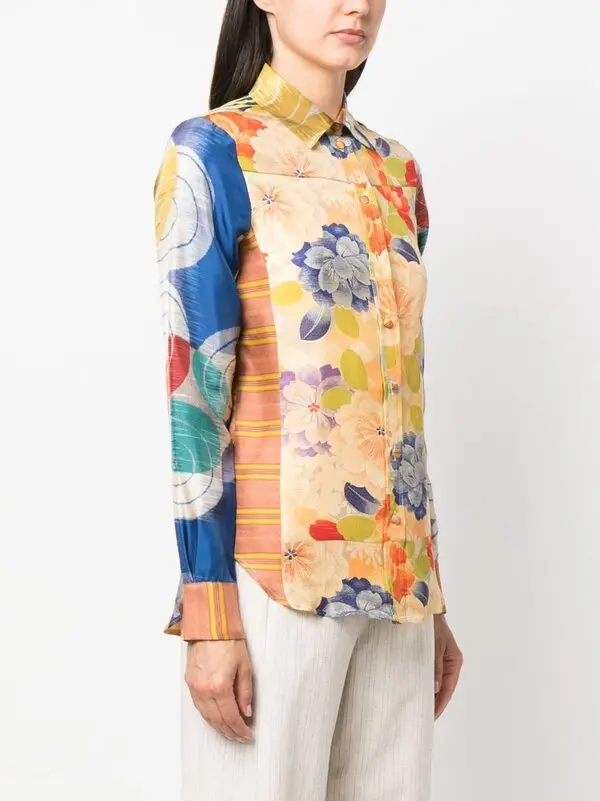 PIERRE-LOUIS MASCIA Floral-print Shirt