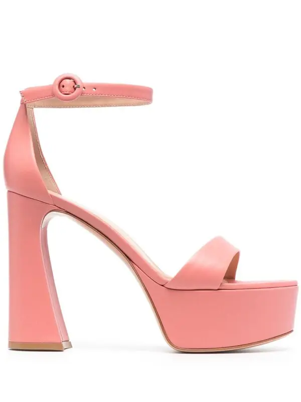 GIANVITO ROSSI Holly 115mm Platform Sandals - Pink