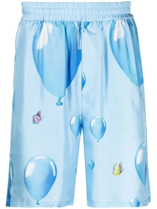 3.PARADIS Dreaming Balloons Silk Shorts