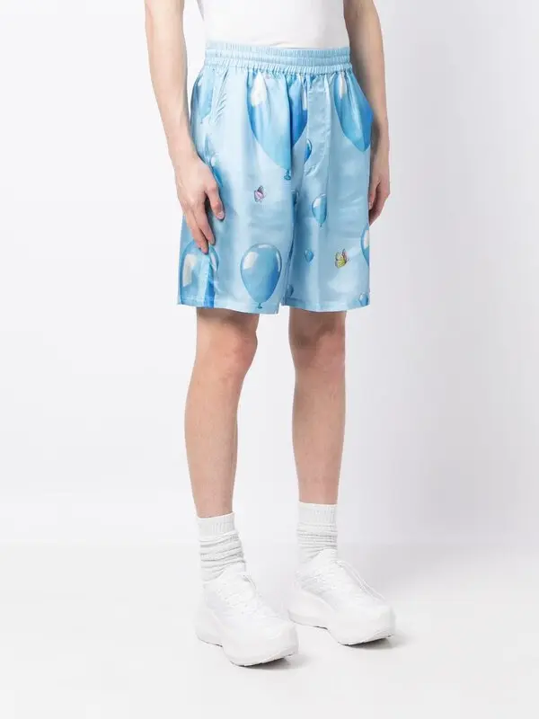 3.PARADIS Dreaming Balloons Silk Shorts