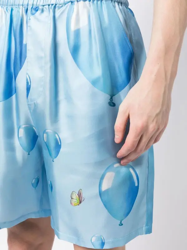 3.PARADIS Dreaming Balloons Silk Shorts