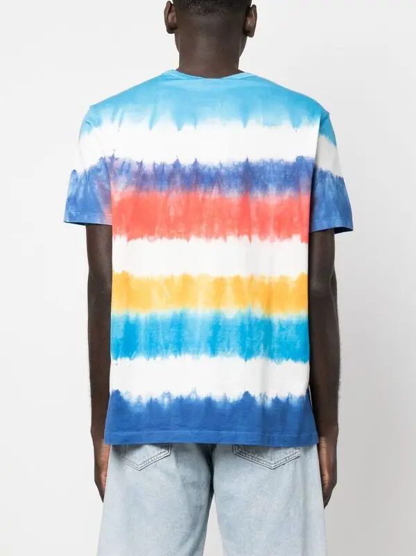 Paul & Shark Tie-dye Print Cotton T-shirt