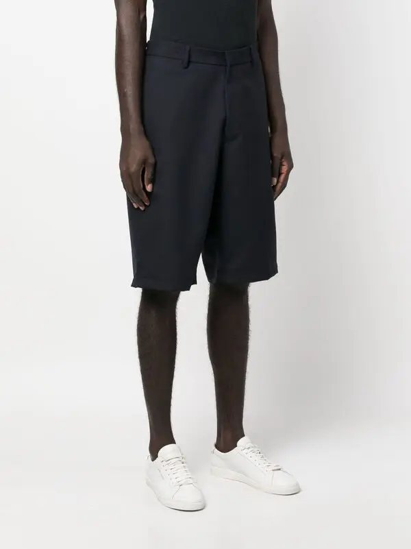 LARDINI Logo-patch Bermuda Shorts