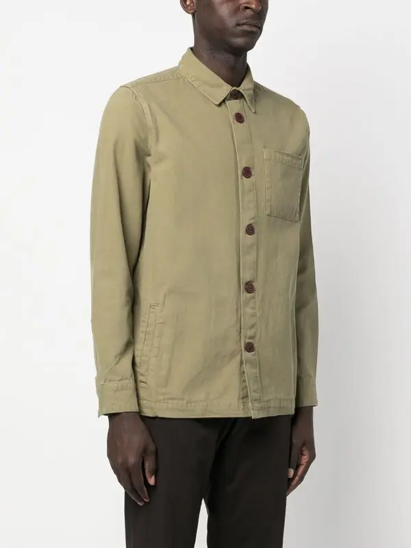 Barbour Patch-pocket Cotton Shirt - Green