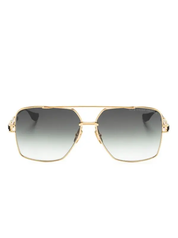 Dita Square Frame Sunglasses - Gold