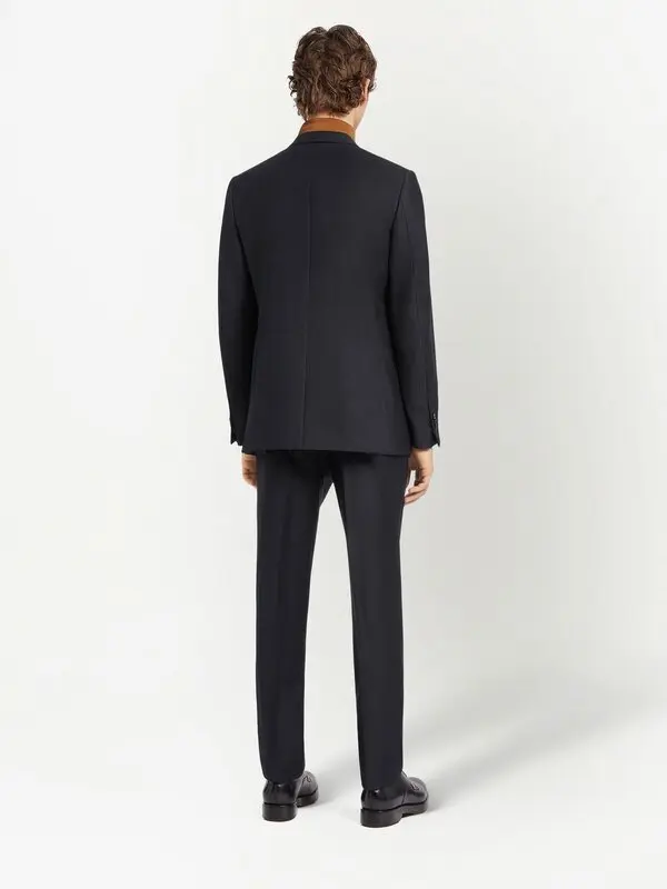 Zegna Trofeo Single-breasted Wool Suit - Blue
