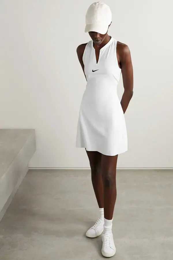 nike court dri fit tennis dress Nike Womens Team Victory Dress Maroon M main image 0