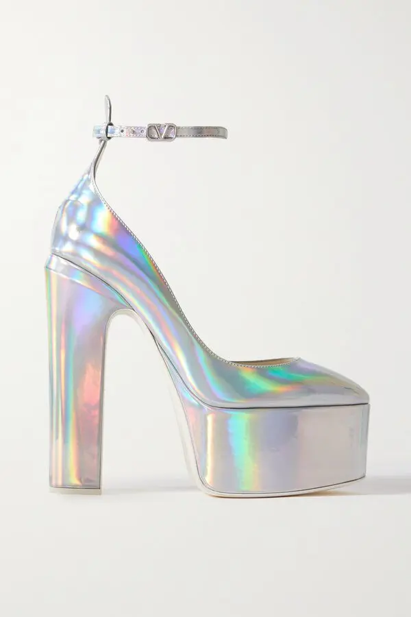 Valentino Garavani Tan-go 155 Iridescent Platform Pumps