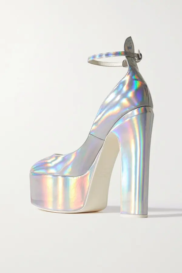Valentino Garavani Tan-go 155 Iridescent Platform Pumps