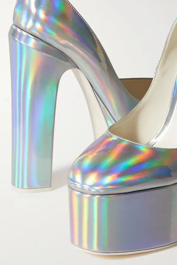Valentino Garavani Tan-go 155 Iridescent Platform Pumps