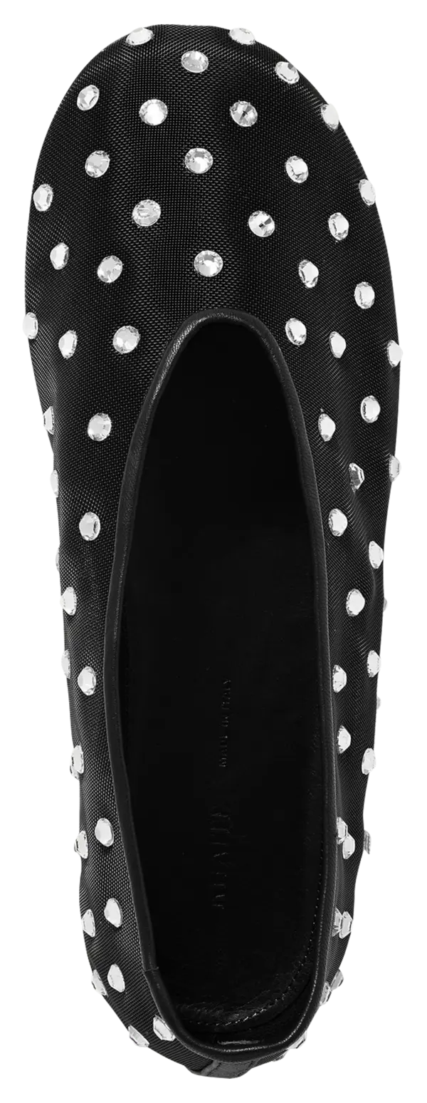 Khaite Marcy Crystal-embellished Ballet Flats