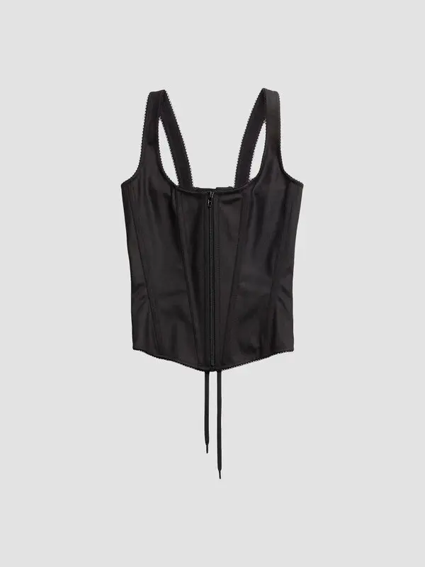 Balenciaga Tank Top Corset - Black