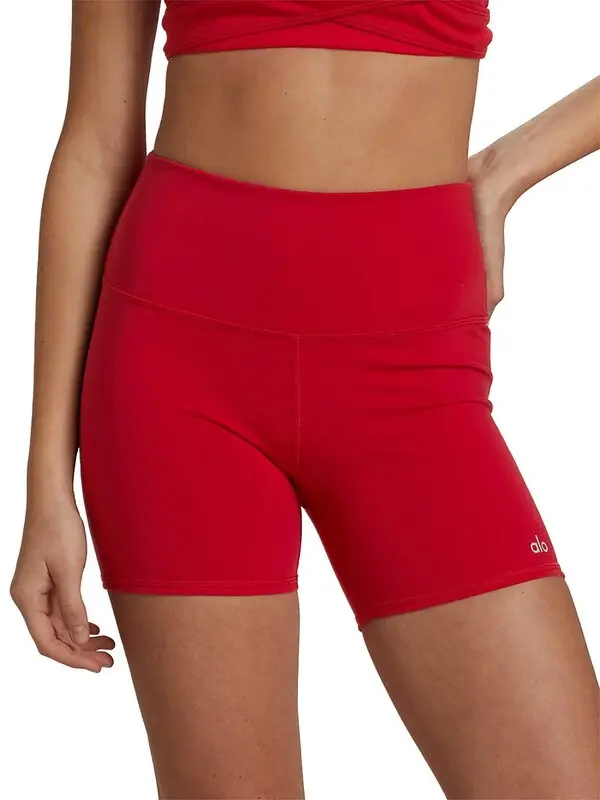 Alo Yoga Airbrush High-waist 5" Biker Shorts