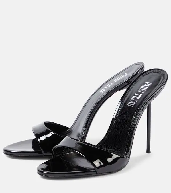 Paris Texas Patent Leather And Pvc Sandals