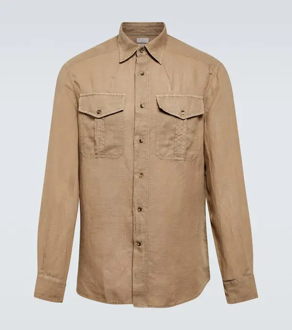 Linen And Cotton Shirt, image 2 of 6