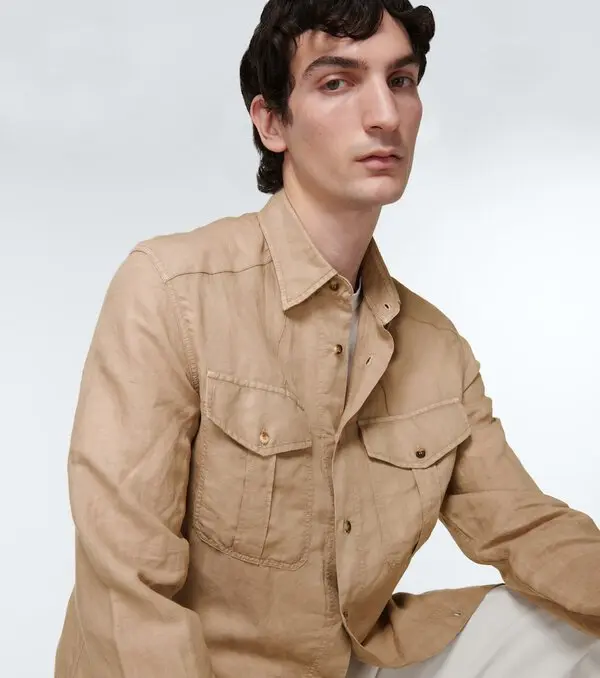 Linen And Cotton Shirt, image 6 of 6