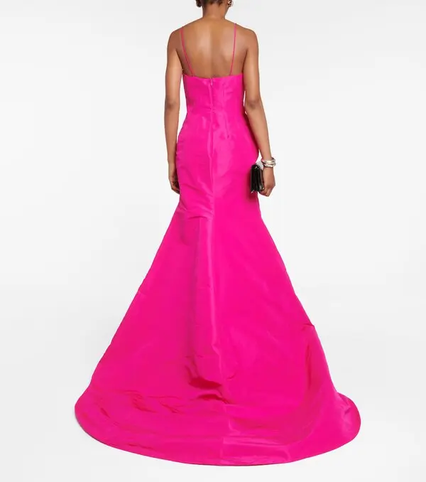 LAQUAN SMITH Scoop-front Gown