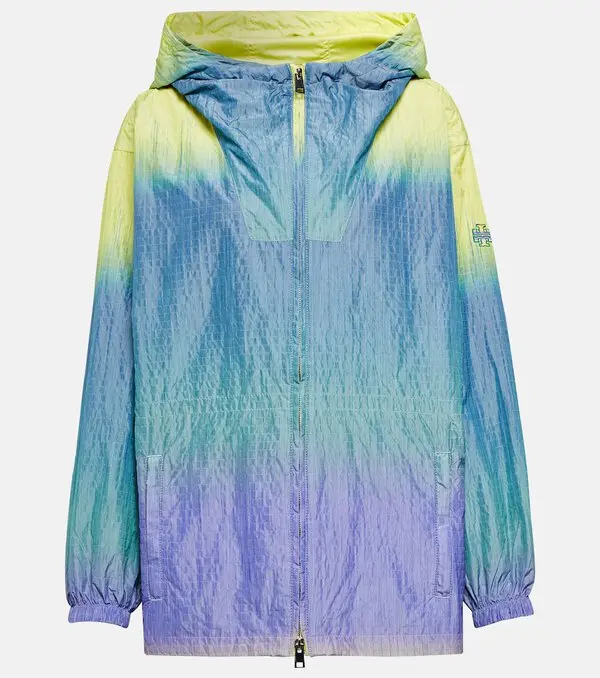 Tory Burch Gradient Hooded Jacket - Multicoloured