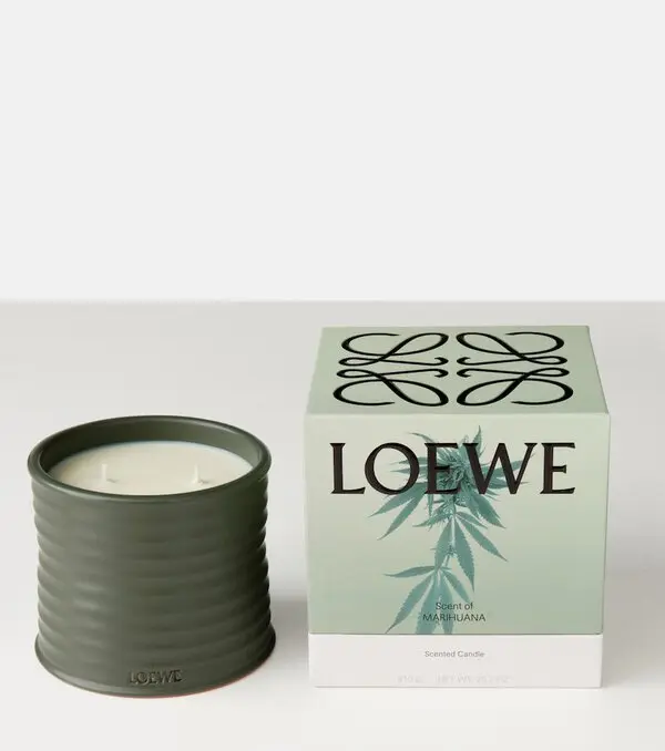 Loewe Marihuana Medium Scented Candle - Green
