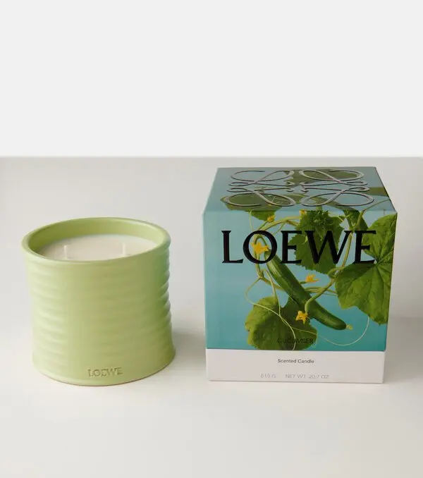 Loewe Cucumber Medium Scented Candle - Green