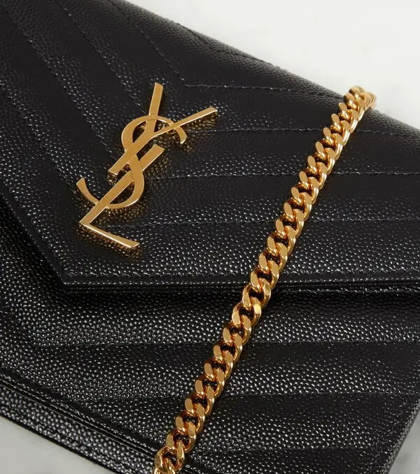 Saint Laurent - Cassandre Matelassé Envelope Leather Shoulder Bag