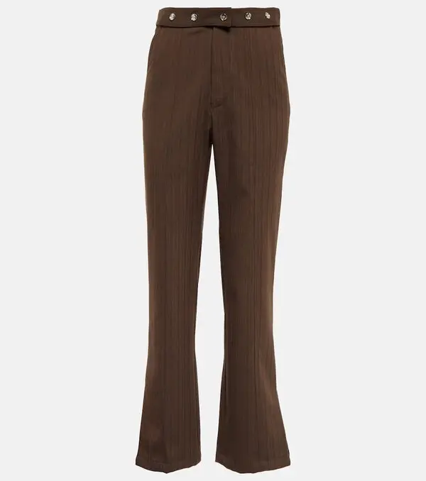 JACQUES WEI High-rise Straight Pants