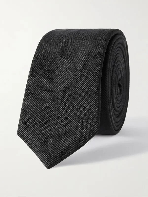 Saint Laurent Silk-twill Neck Tie