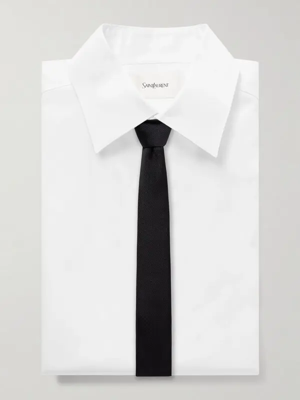 Saint Laurent Silk-twill Neck Tie